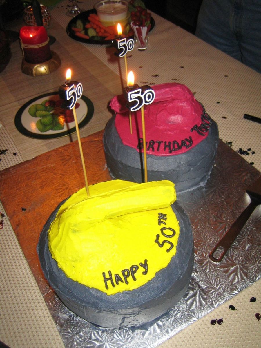 Birthday Curling Cakes! - CakeCentral.com