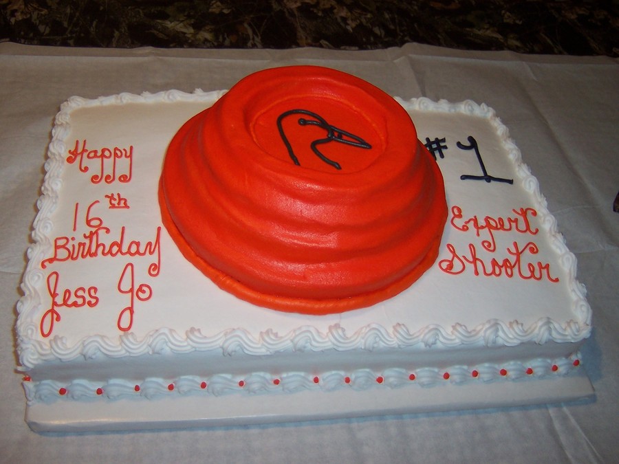 Skeet Shoot Cake - CakeCentral.com