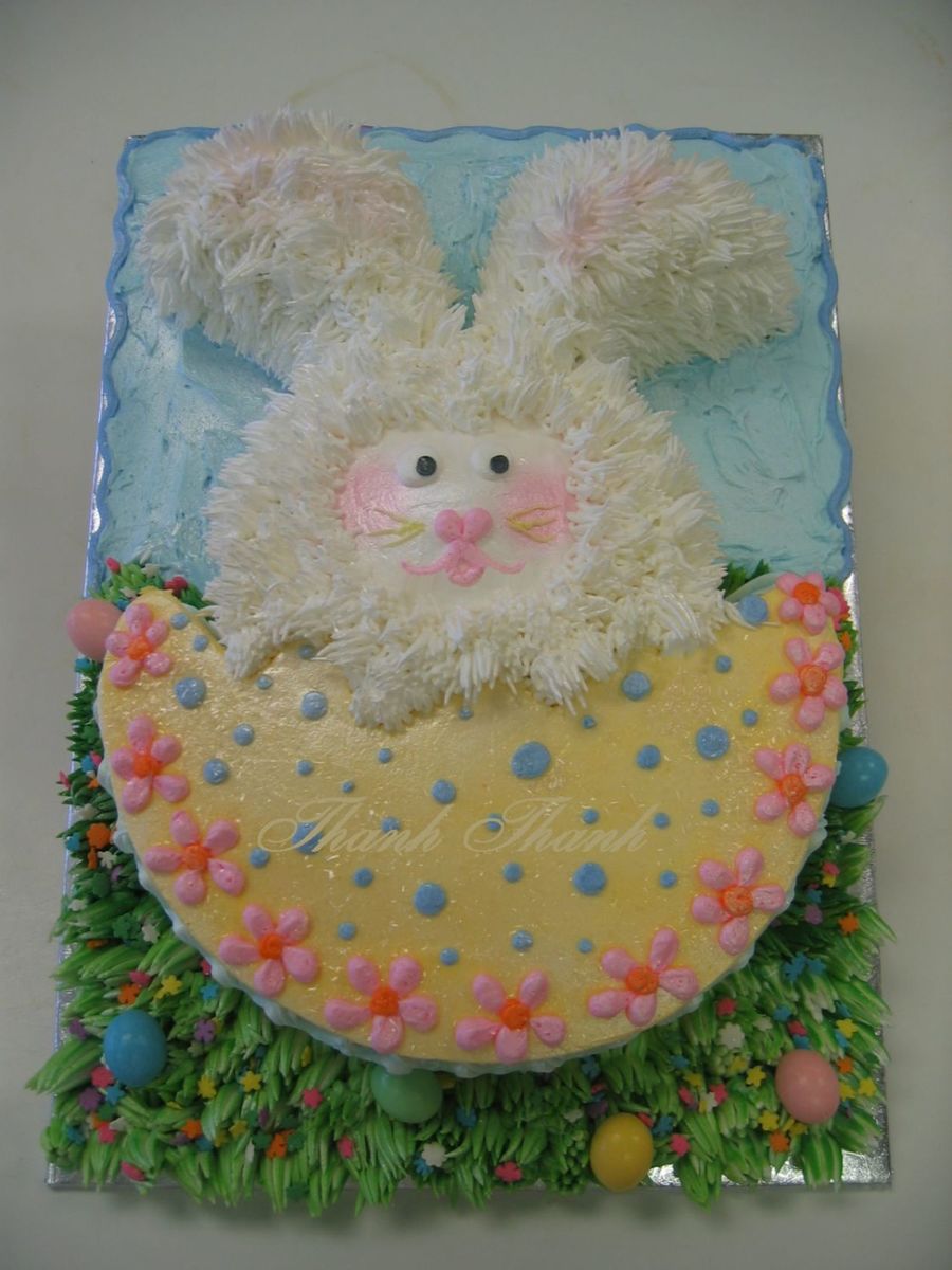 Tt's Easter Bunny In The Egg - CakeCentral.com