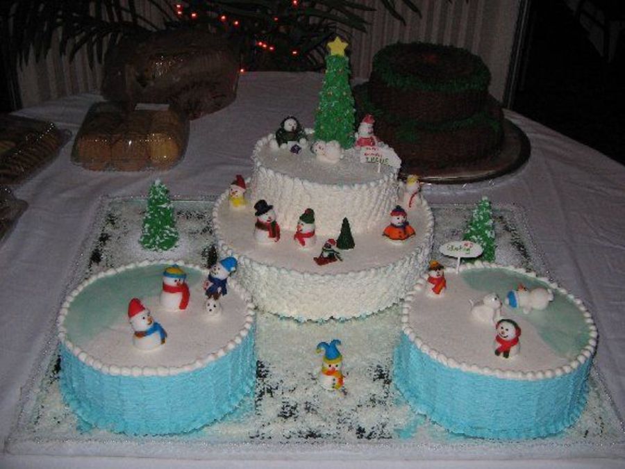Snowmen Christmas - CakeCentral.com