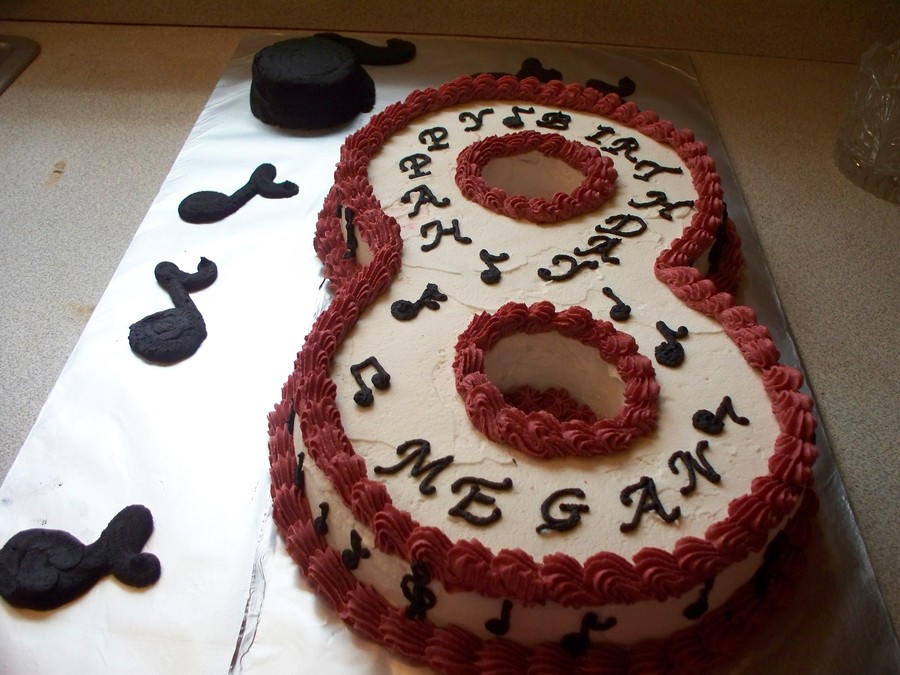 8Th Birthday Music Cake - CakeCentral.com