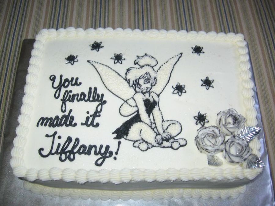 Tinkerbell Graduation - CakeCentral.com
