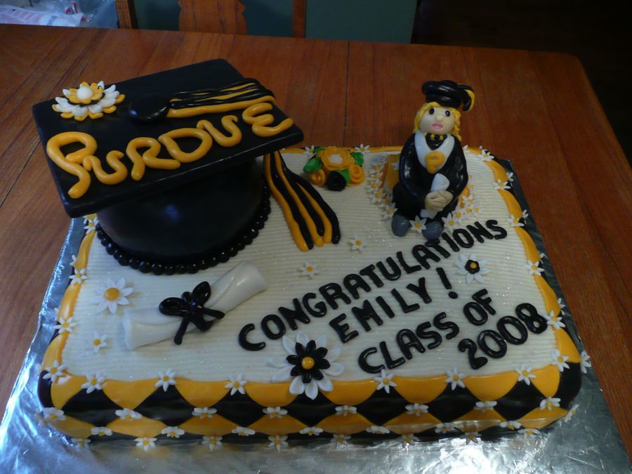 Purdue Graduation Cake - CakeCentral.com