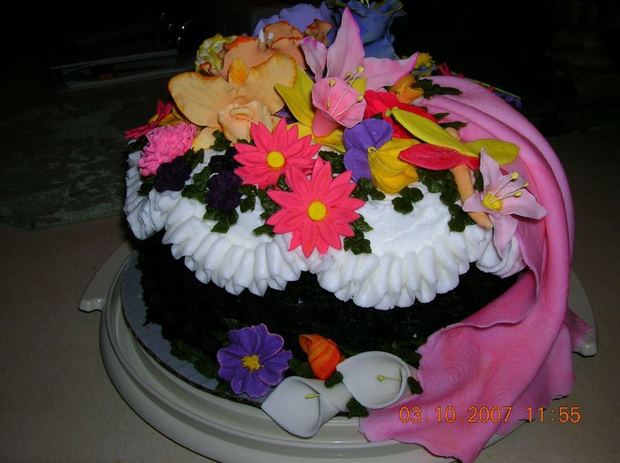 Morgan's Birthday Cake - CakeCentral.com