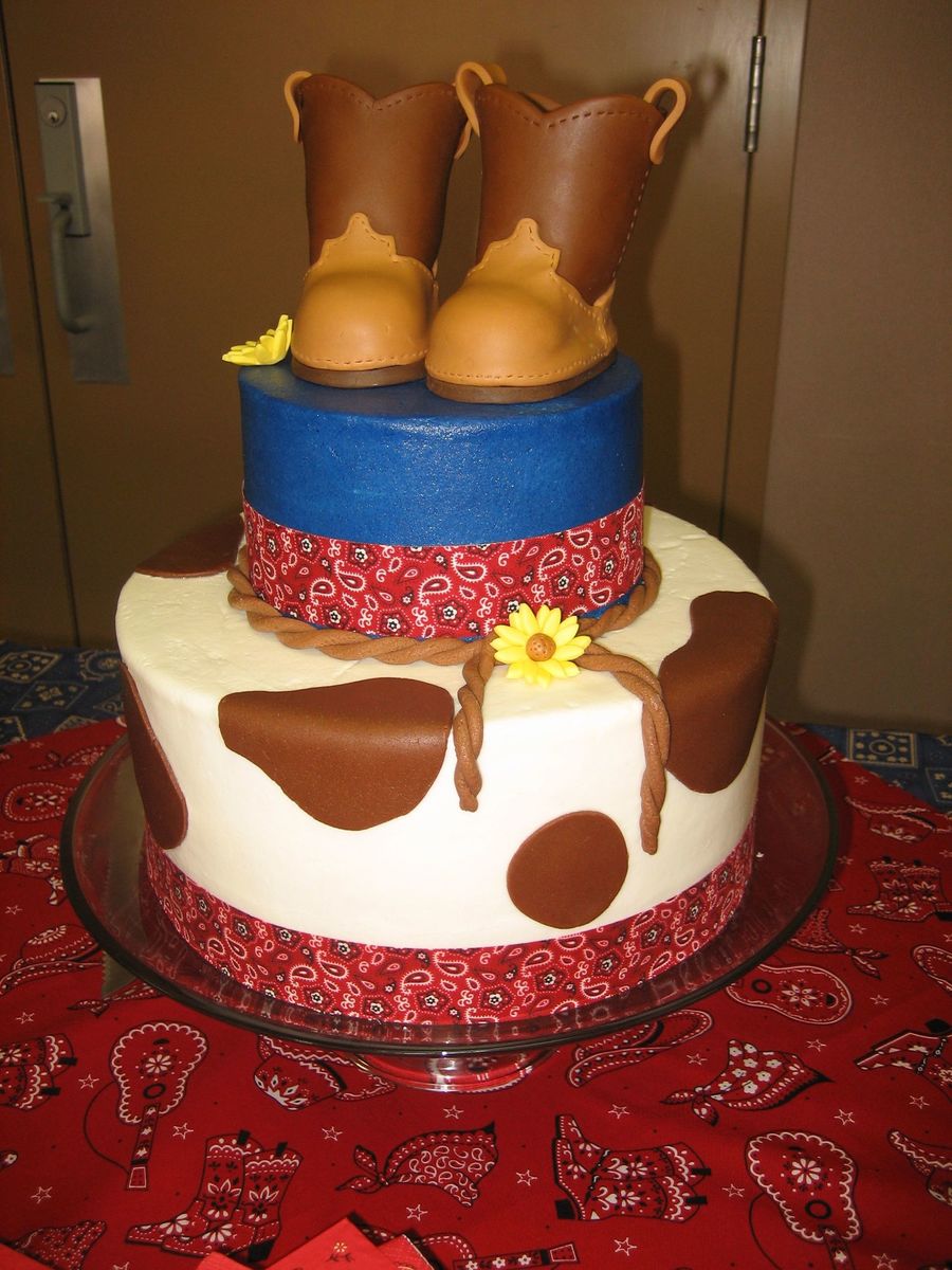 Little Cowboy Baby Shower - CakeCentral.com