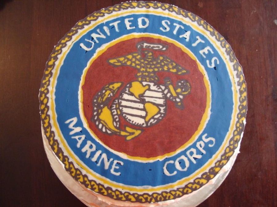 Usmc Cake - CakeCentral.com