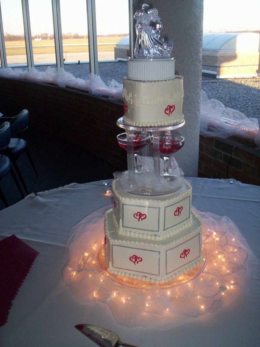 Hexagon Wedding Cake - CakeCentral.com