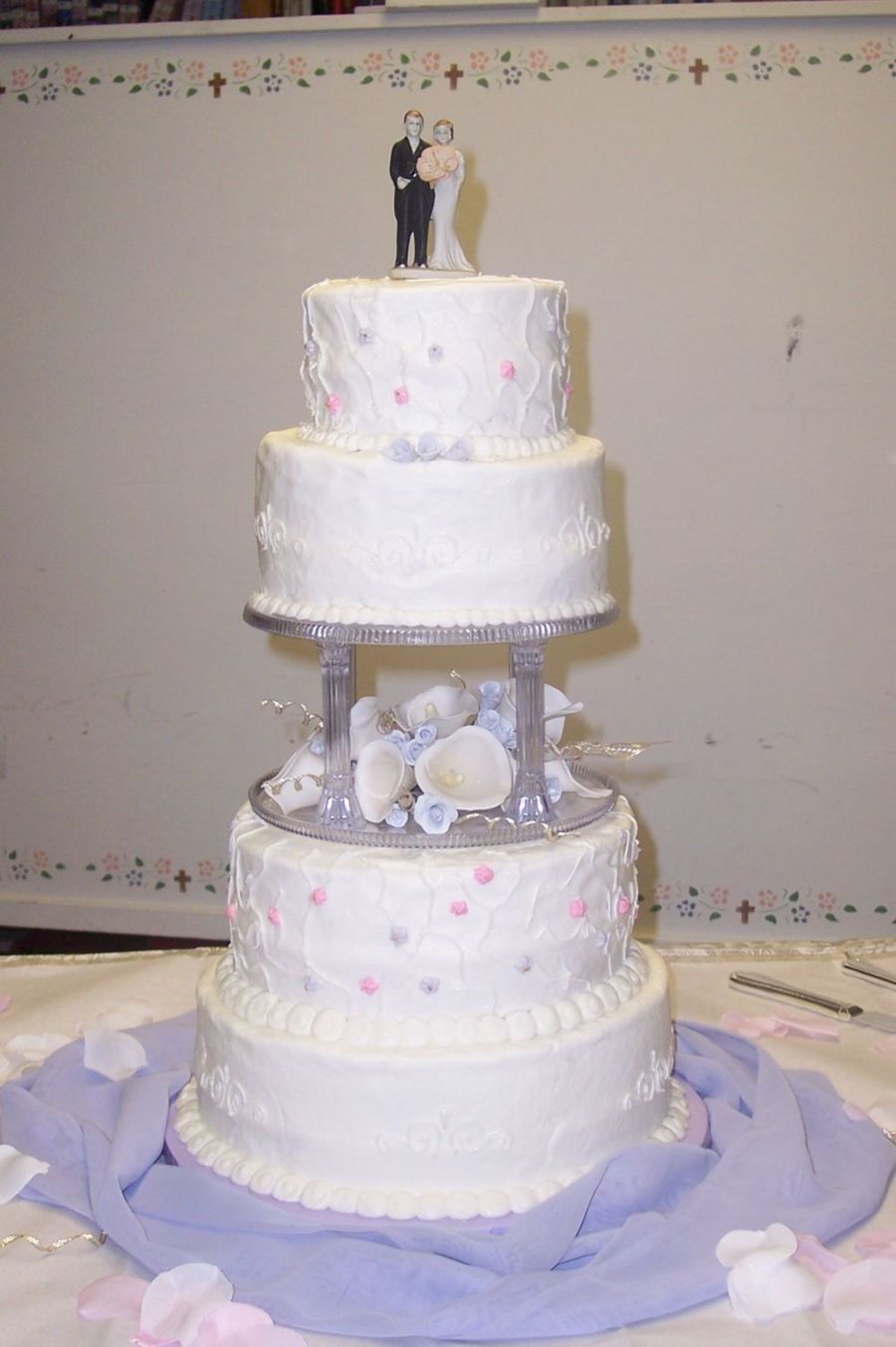 First Wedding Cake - CakeCentral.com