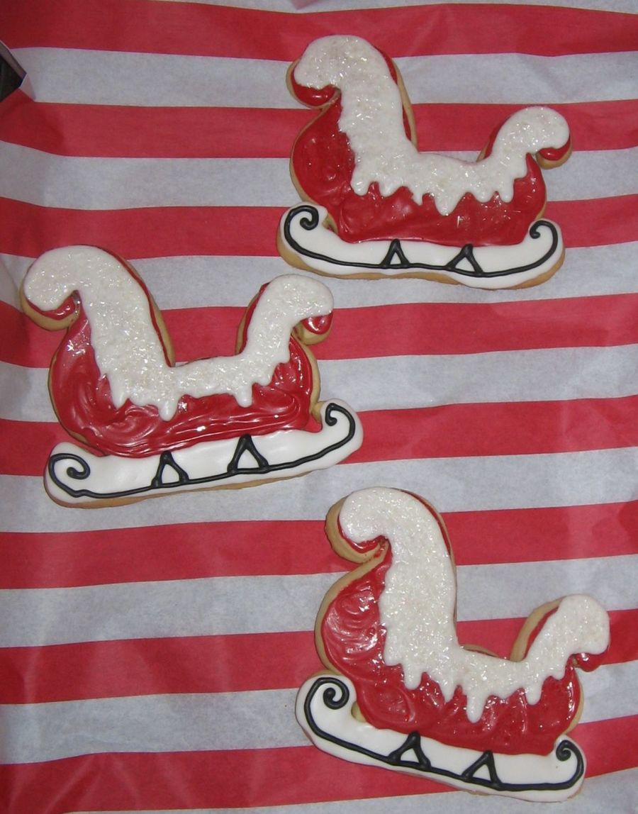 Christmas Sleigh Cookies - CakeCentral.com