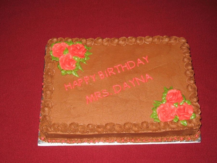 1St Grade Teacher's Birthday Cake - CakeCentral.com