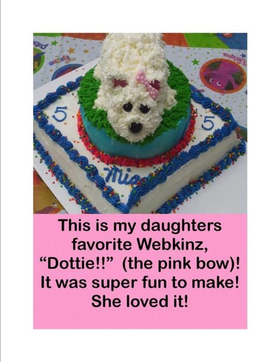 Mia's Webkinz Birthday Cake - CakeCentral.com