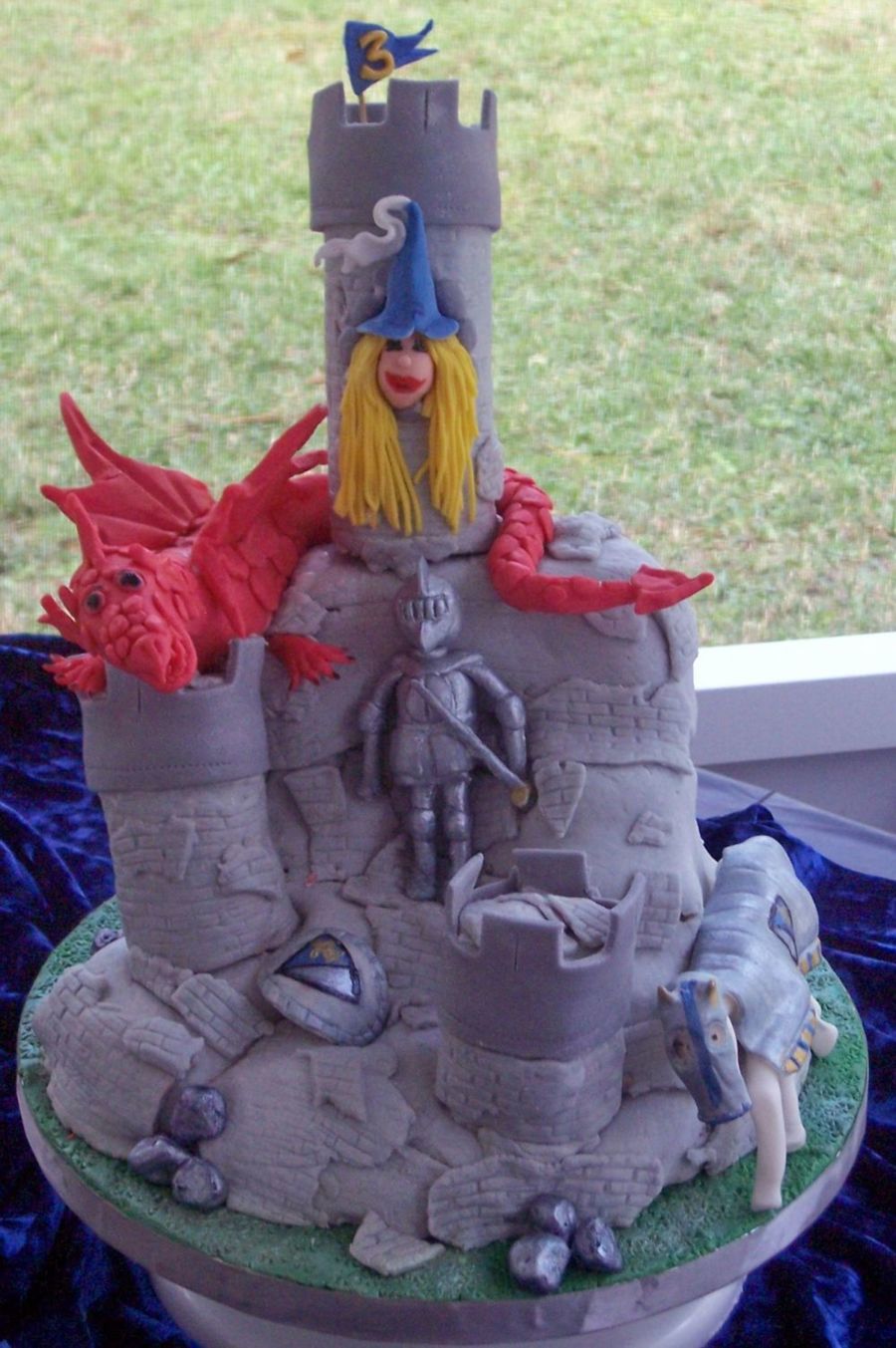 Knights In Shining Armor Birthday Cake - CakeCentral.com