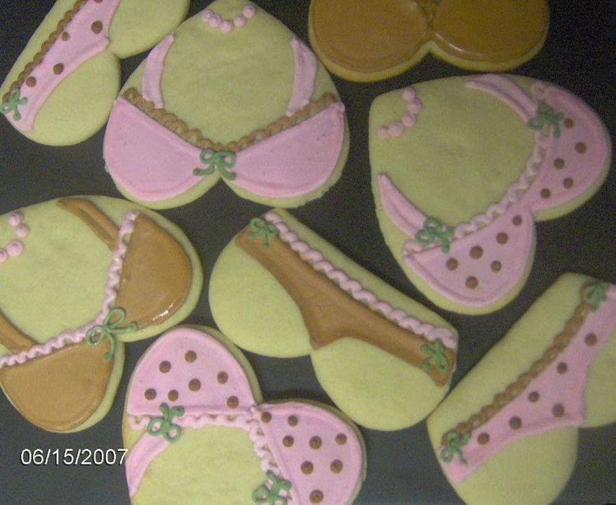 Bra And Panty Cookies! - CakeCentral.com