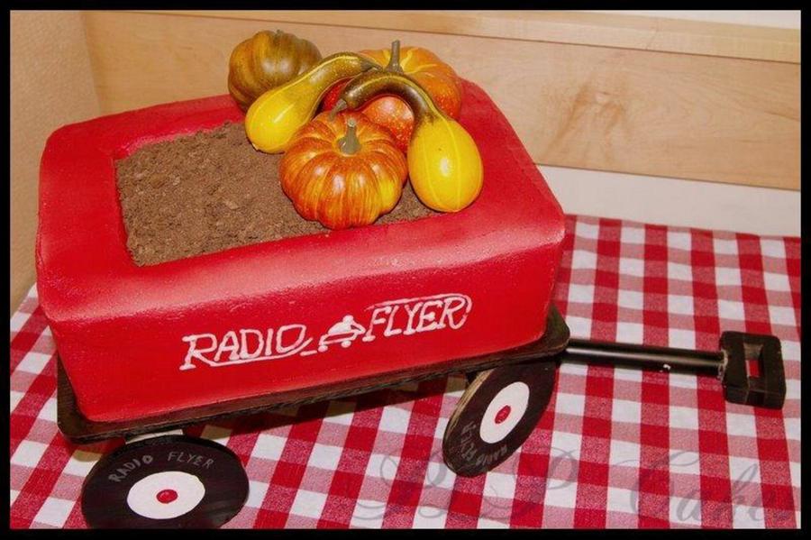 Radio Flyer Cake - CakeCentral.com