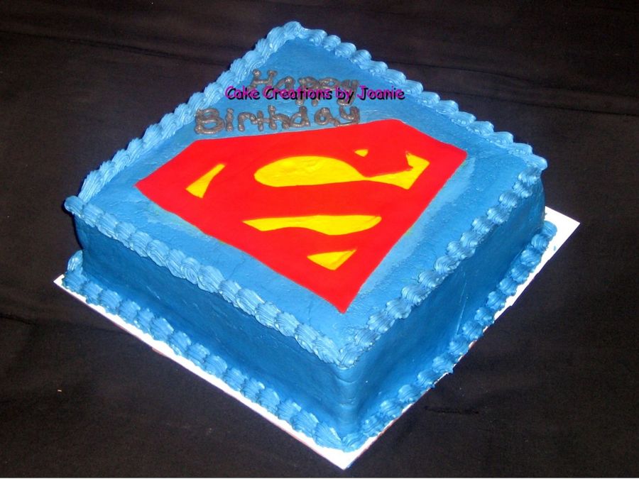 Superman Logo - CakeCentral.com