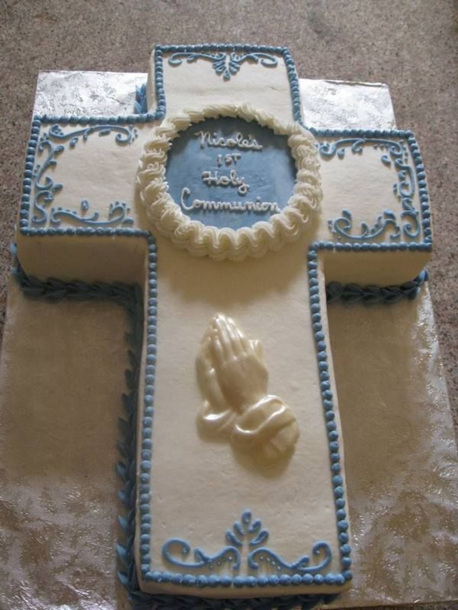 1St Communion Cross - CakeCentral.com