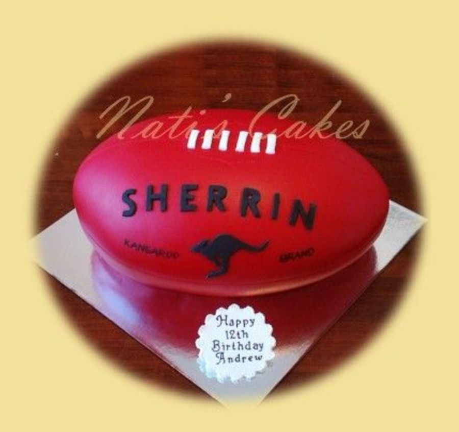 Aussie Rules Football - CakeCentral.com