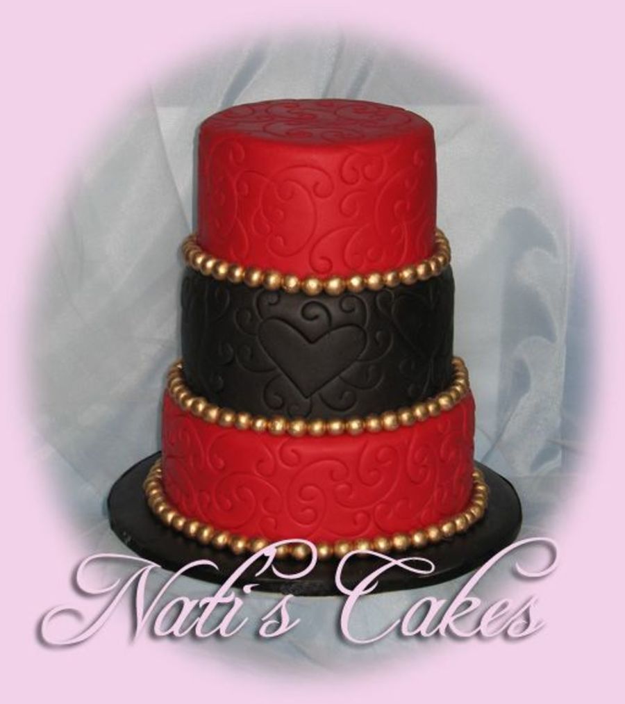 Scarlett Wedding Cake - CakeCentral.com