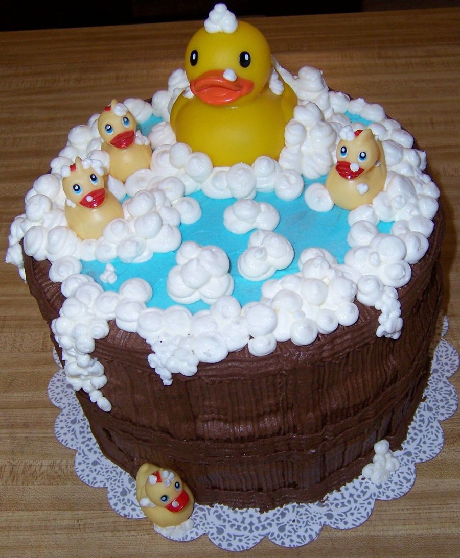 Rubber Duckie Cake - CakeCentral.com