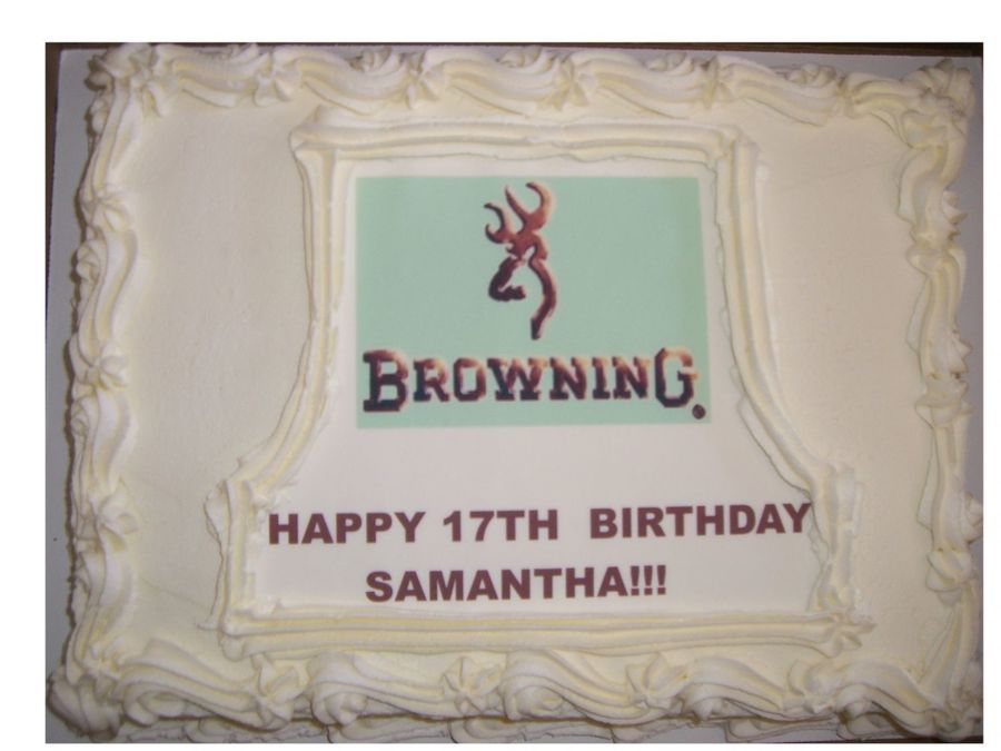 Browning Birthday - CakeCentral.com