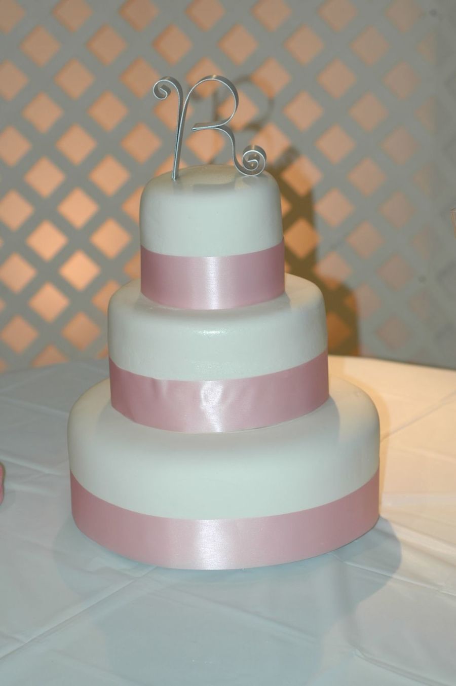 First Wedding Cake - CakeCentral.com