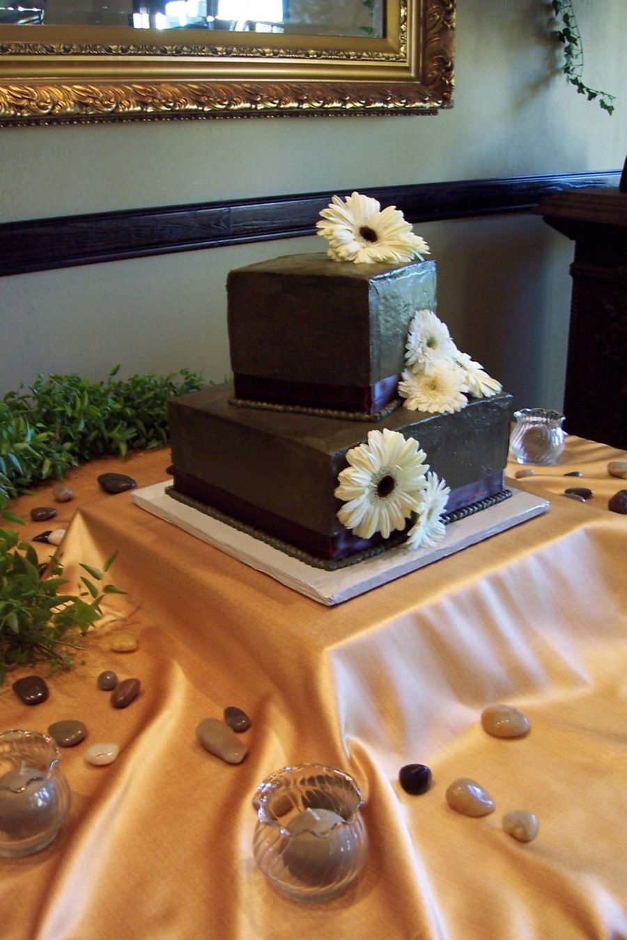 Olive Green Wedding Cake! - CakeCentral.com