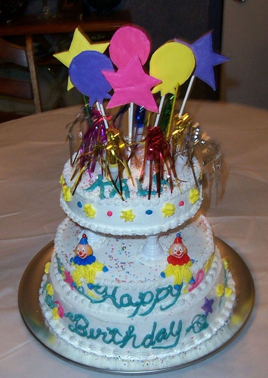 First Whimsical Cake - CakeCentral.com