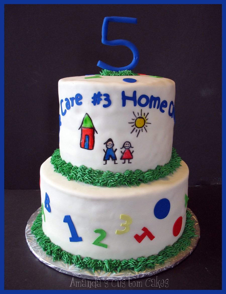 A Daycare 5Th Annivesary Cake - CakeCentral.com