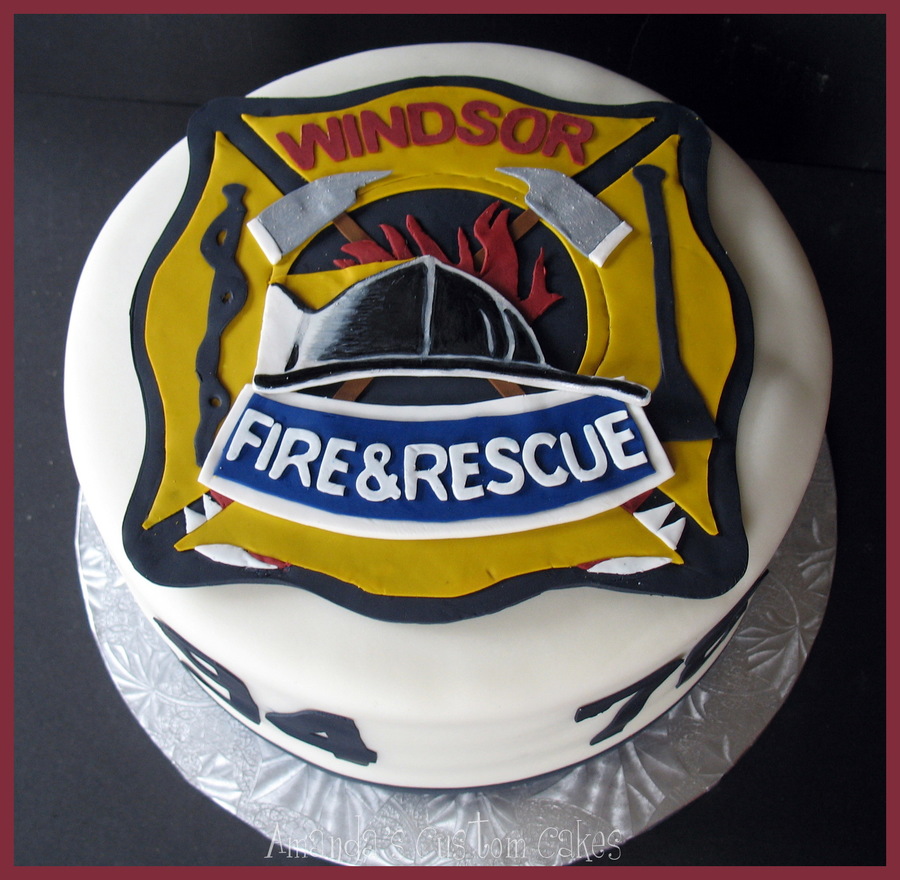 Fire Themed Cake - CakeCentral.com