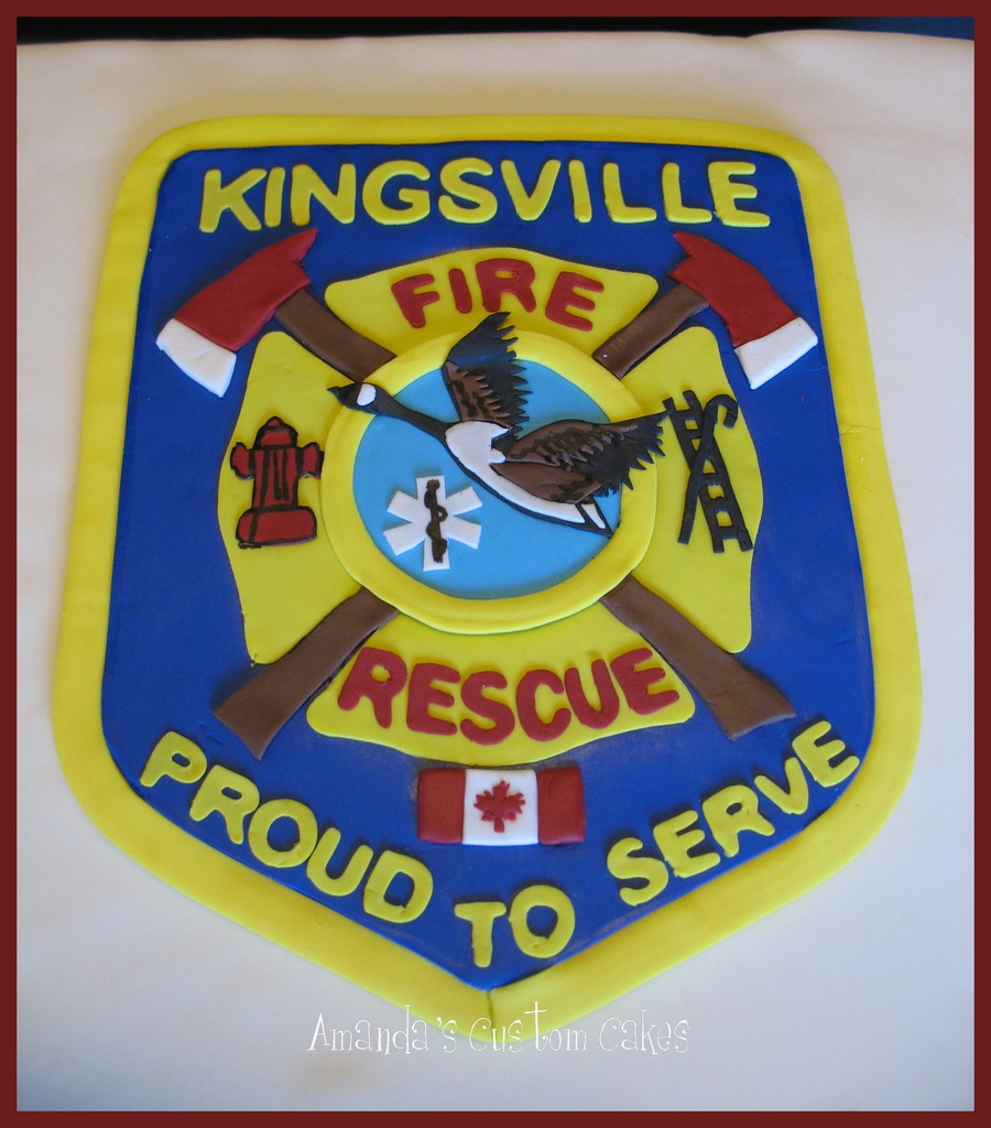 Station Chief's Birthday Cake - CakeCentral.com