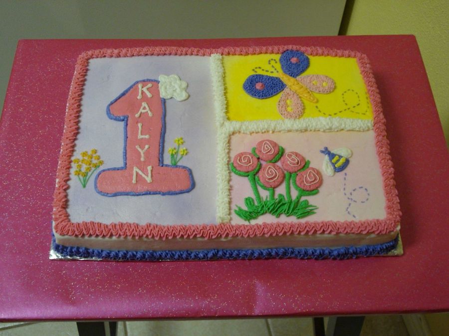Hugs N Stitches Themed Birthday Cake - CakeCentral.com