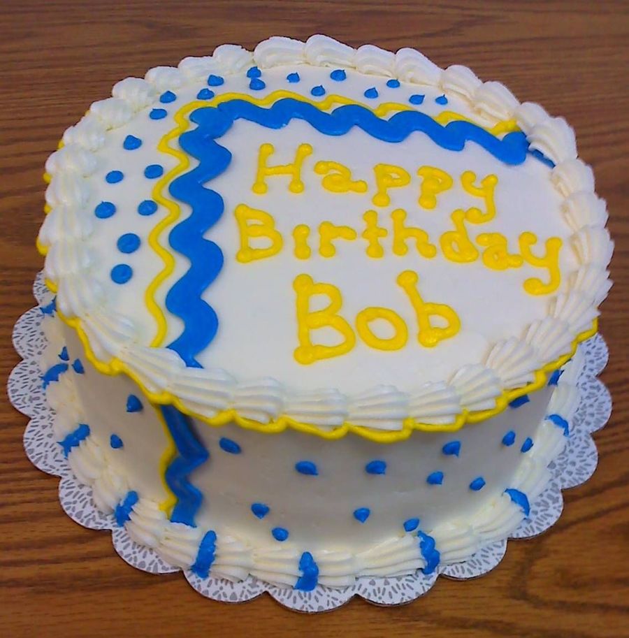Bob's Birthday Cake - CakeCentral.com