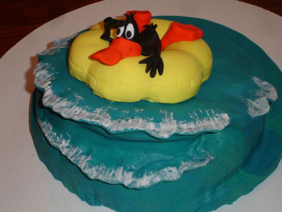 Daffy Duck Birthday Cake - CakeCentral.com