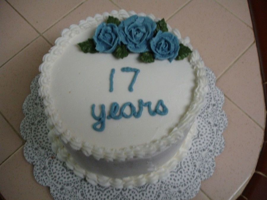 Our 17Th Anniversary - CakeCentral.com