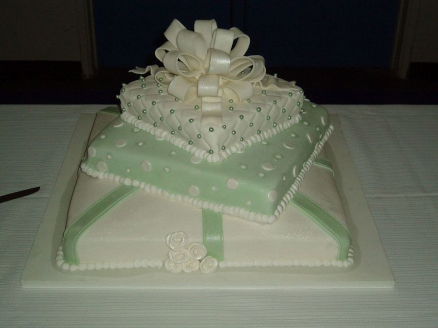 Present Wedding Cake - CakeCentral.com