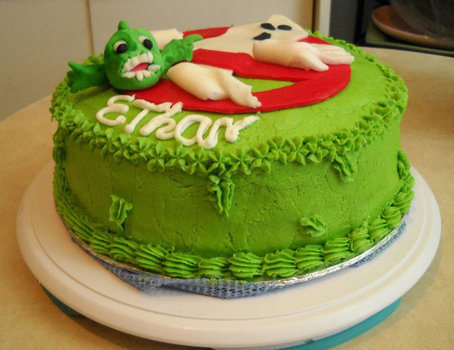 Ethan Ghostbuster Birthday Cake - CakeCentral.com