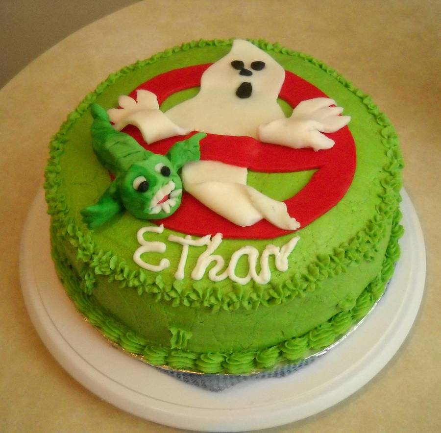Ethan Ghostbuster Birthday Cake - CakeCentral.com
