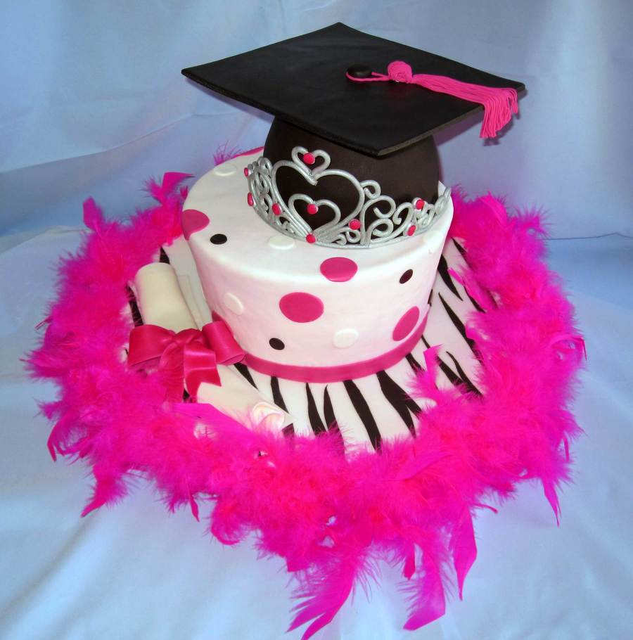 Girly Graduation - CakeCentral.com
