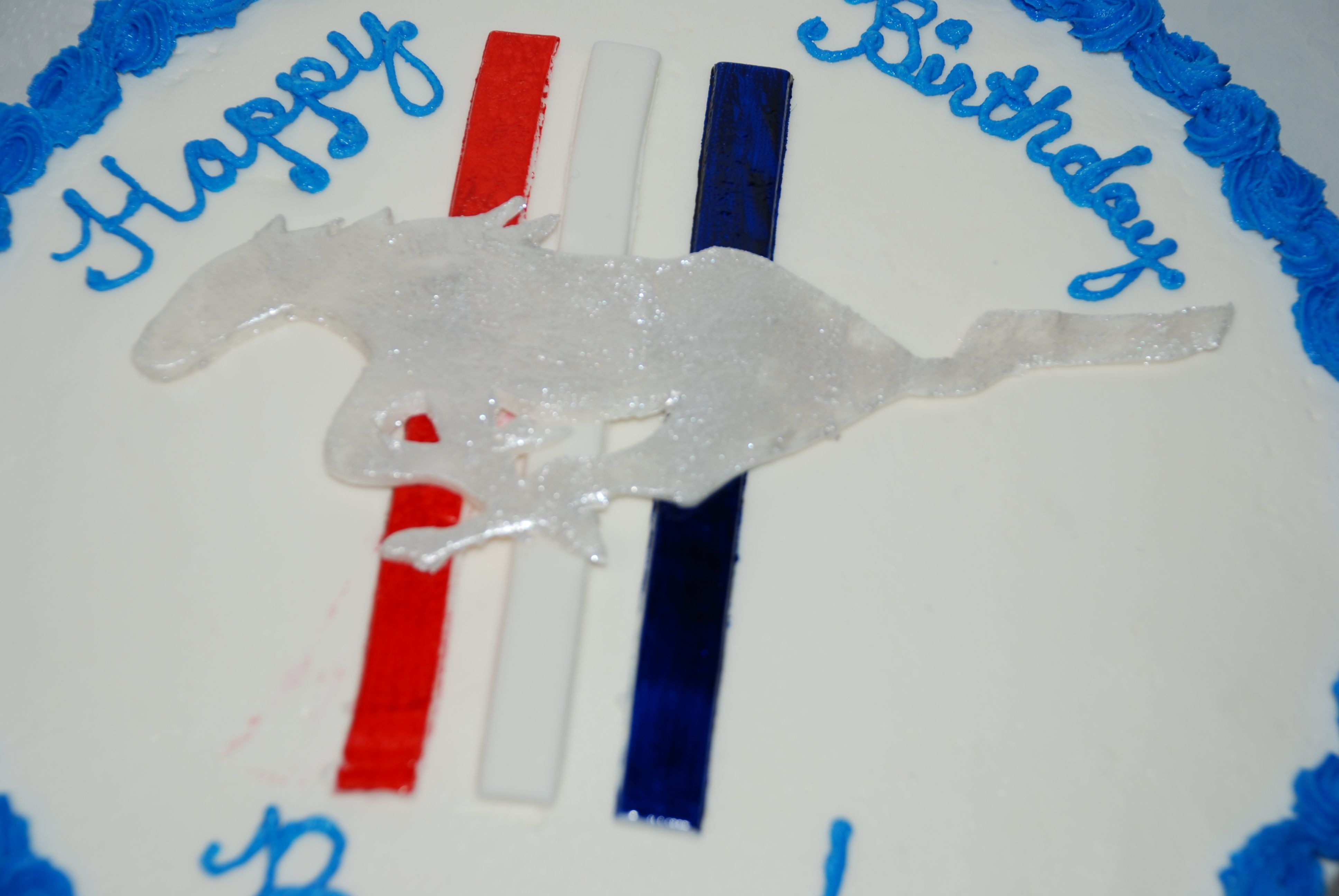 Mustang Logo - CakeCentral.com