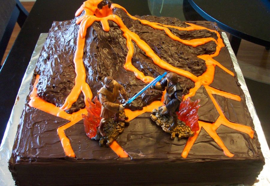Star Wars Volcano Cake - CakeCentral.com
