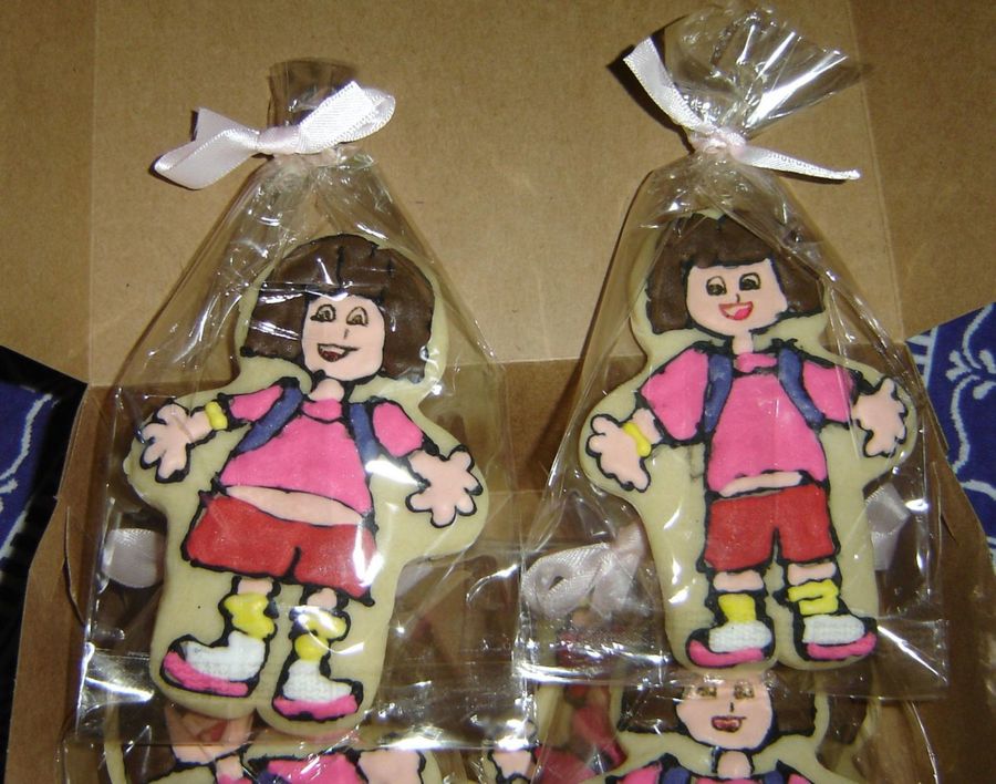 Dora The Explorer Cookies - CakeCentral.com