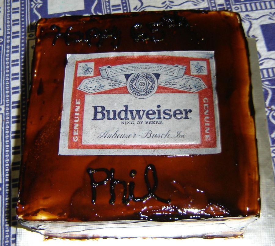 Budweiser Cake - CakeCentral.com