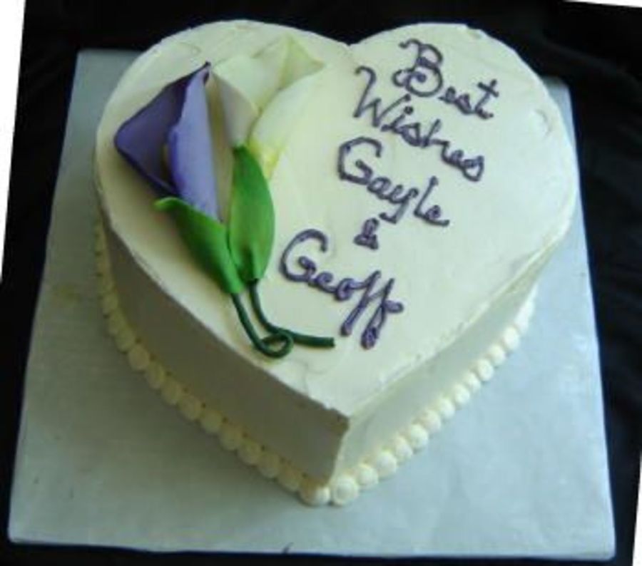 Calla Lilly Cake - CakeCentral.com