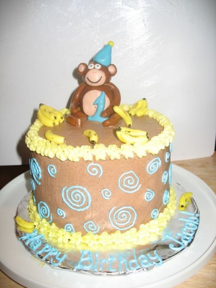 Monkey Smash Cake - CakeCentral.com
