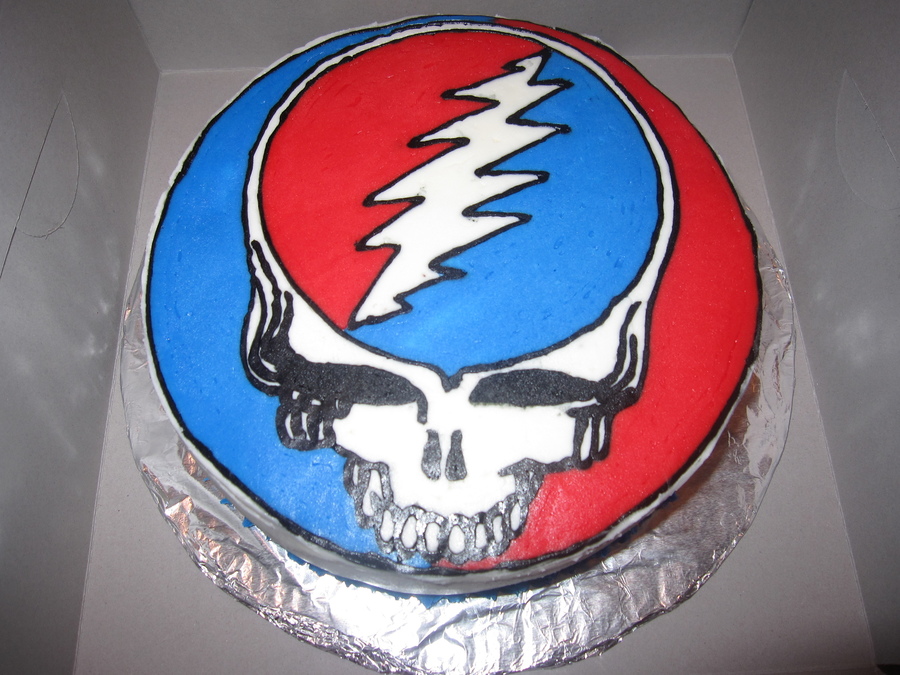Grateful Dead Steal Your Face Cake - CakeCentral.com
