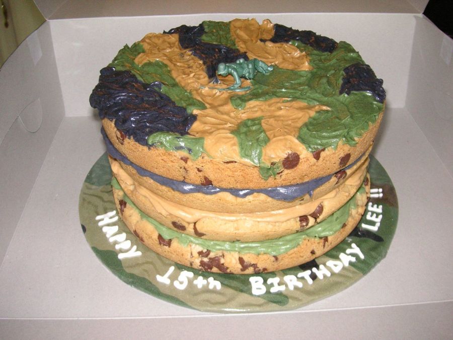 Choc Chip Cookie Cake - CakeCentral.com