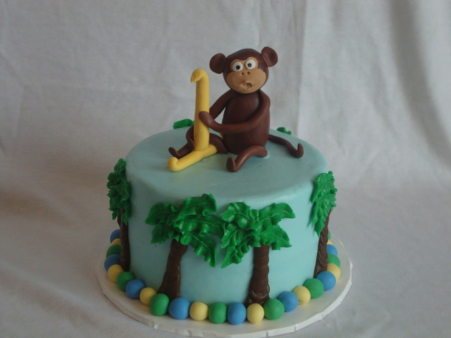 Monkey Portrait Smash - CakeCentral.com