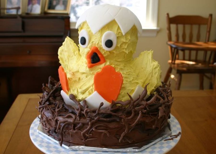 Easter Chick! - CakeCentral.com