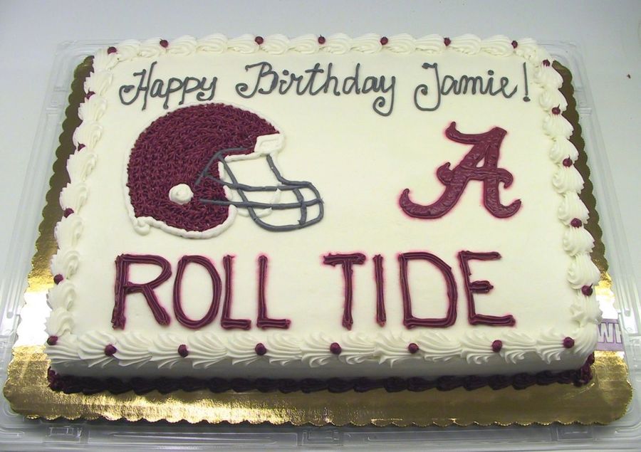 Alabama Football Cake - CakeCentral.com