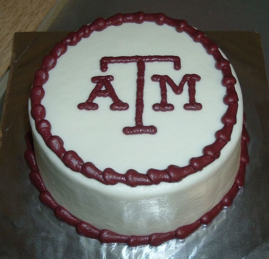 Texas A&m Mini Cake - CakeCentral.com